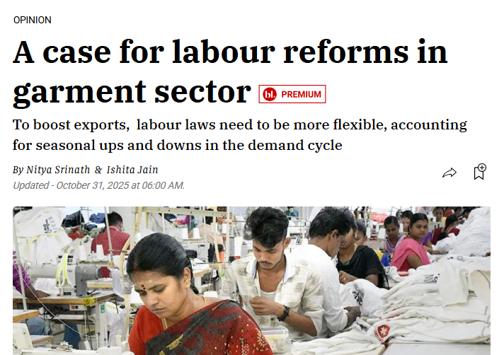A Case for Labour Reforms in Garment Sector | Foundation for Economic ...